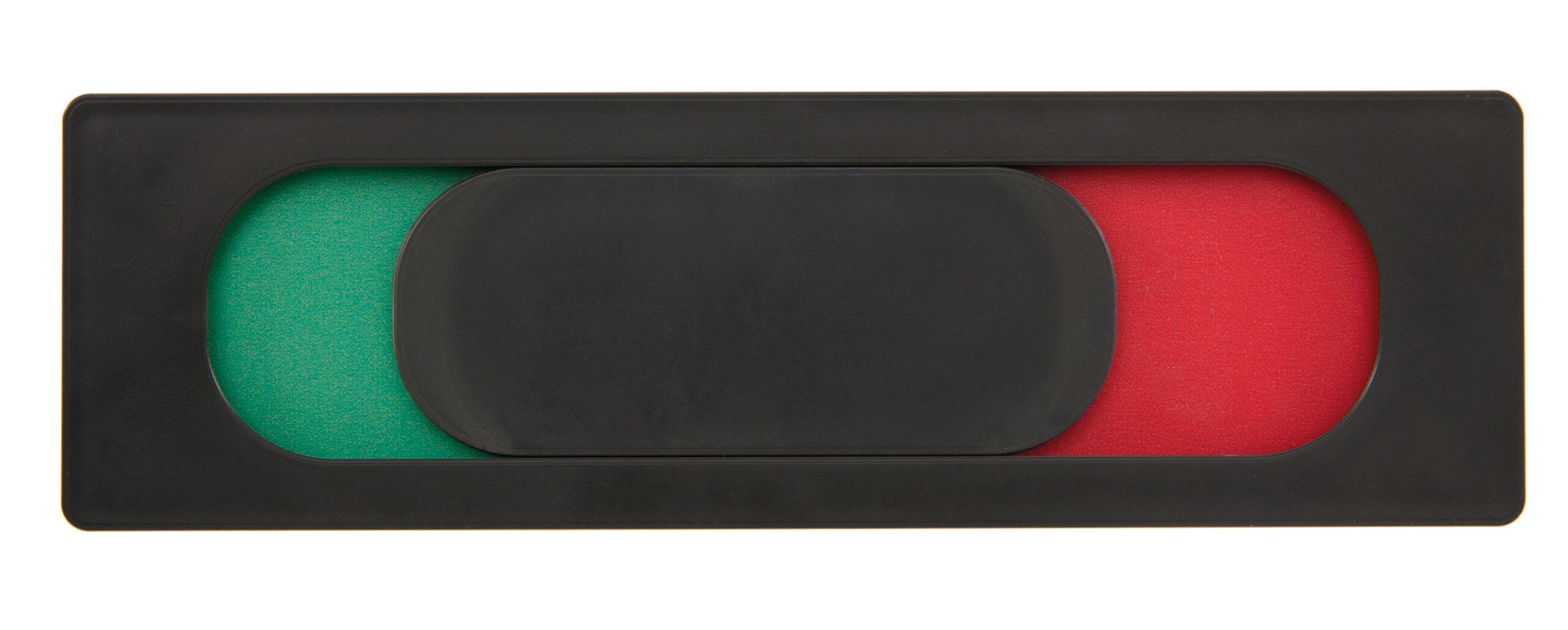 Frei-Besetzt Anzeige - mit Schieber zur Kennzeichnung - Kunststoff